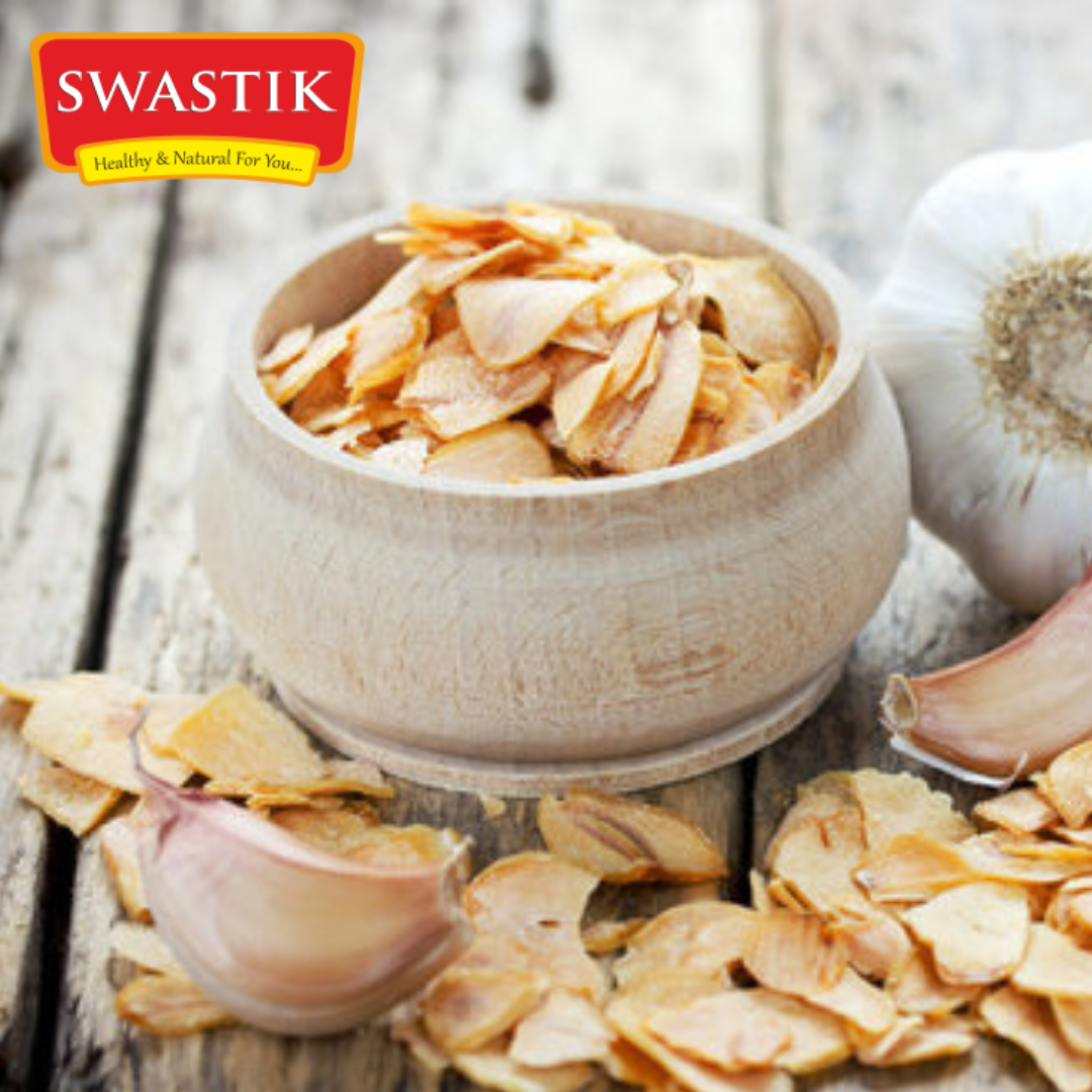 DEHYDRATED GARLIC FLAKES - Shree Swastik Food Products
