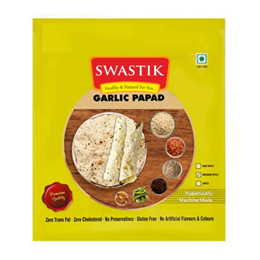 GARLIC PAPAD - Shree Swastik Food Products