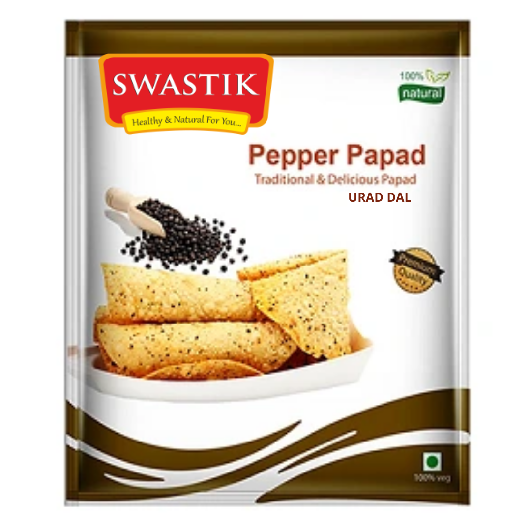 URAD-PEPPER PAPAD - Shree Swastik Food Products