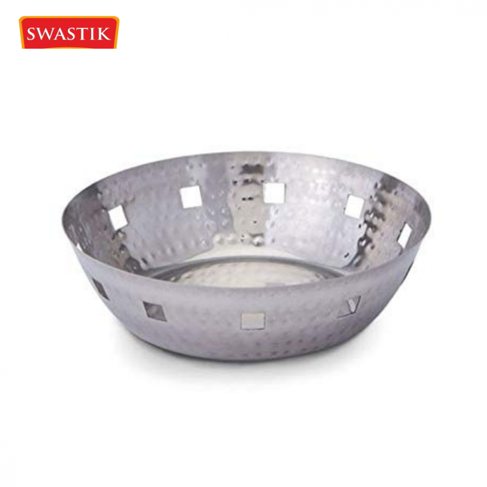 BREAD BASKET-ROUND, HAMMERED - Shree Swastik Food Products