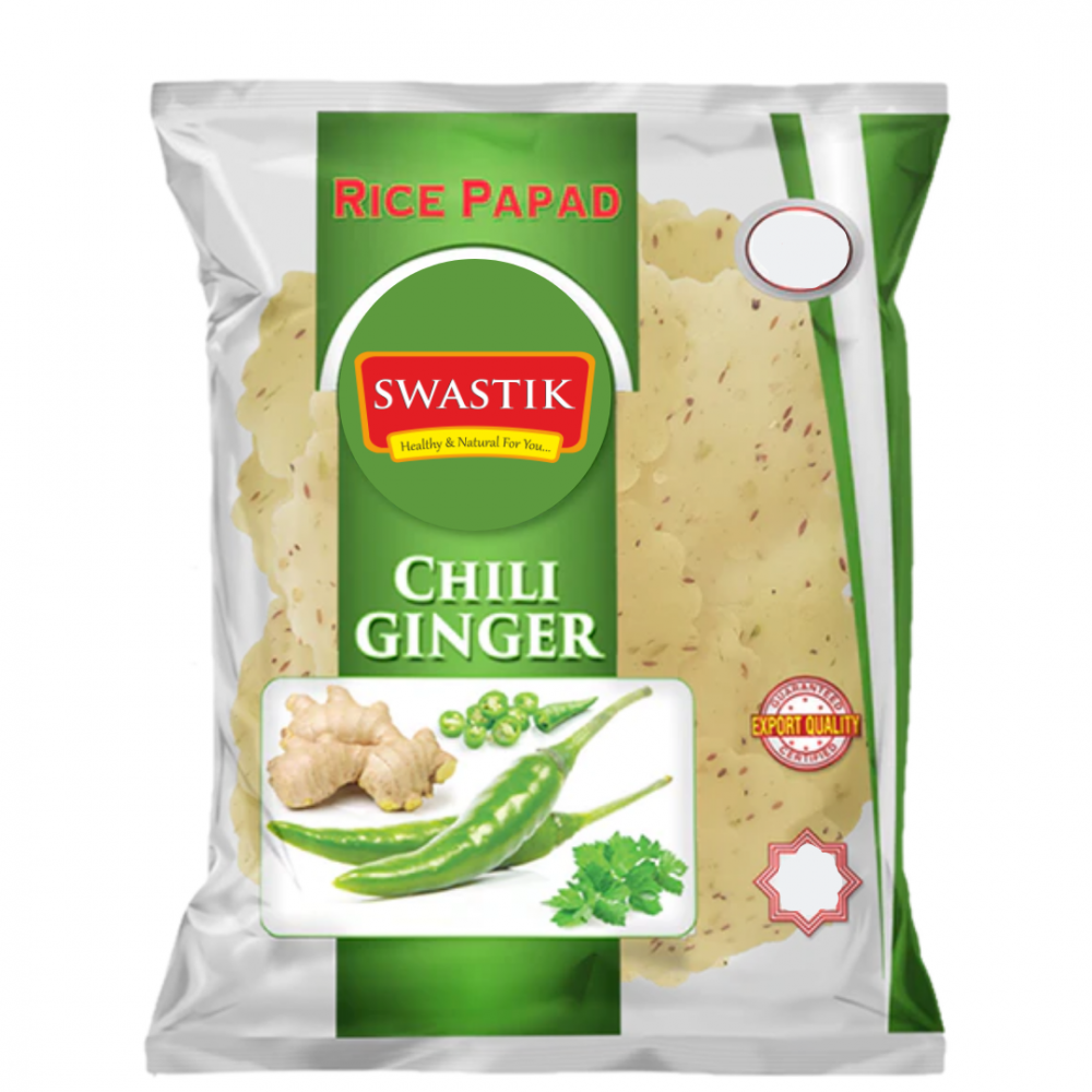 GREEN CHILLI-GINGER KHICHIYA - Shree Swastik Food Products