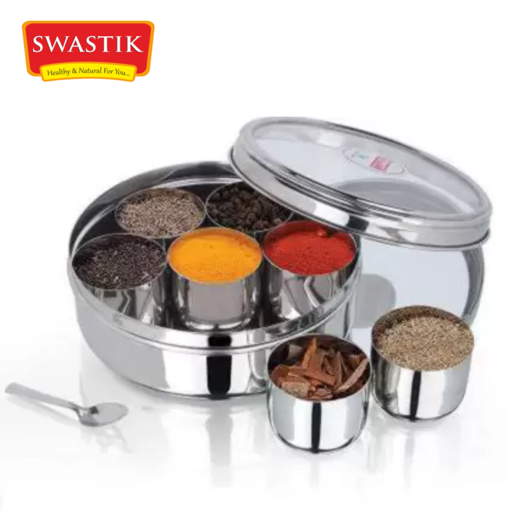 MASALA BOX (STAINLESS STEEL) - Shree Swastik Food Products