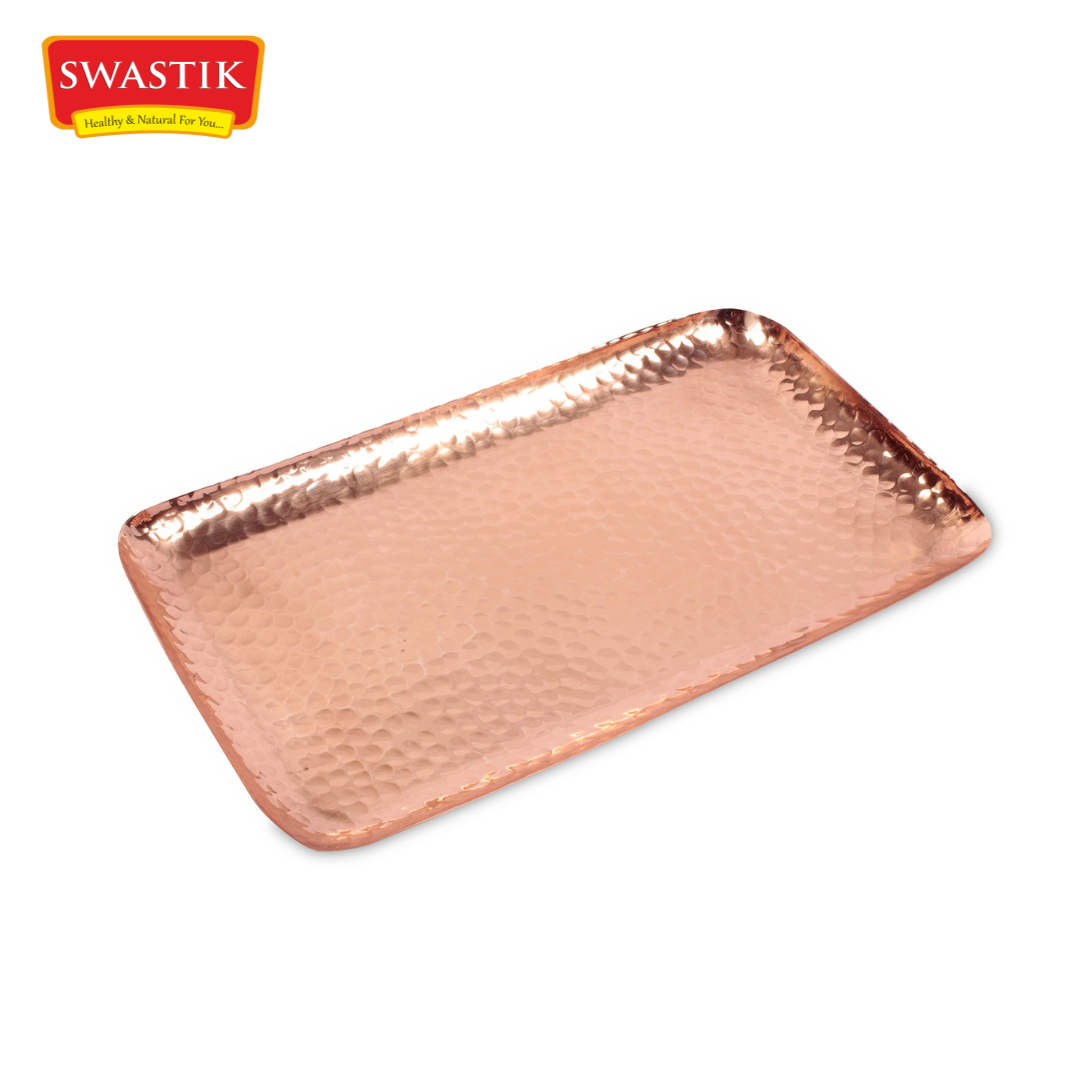 RECTANGULAR PLATTER- COPPER - Shree Swastik Food Products